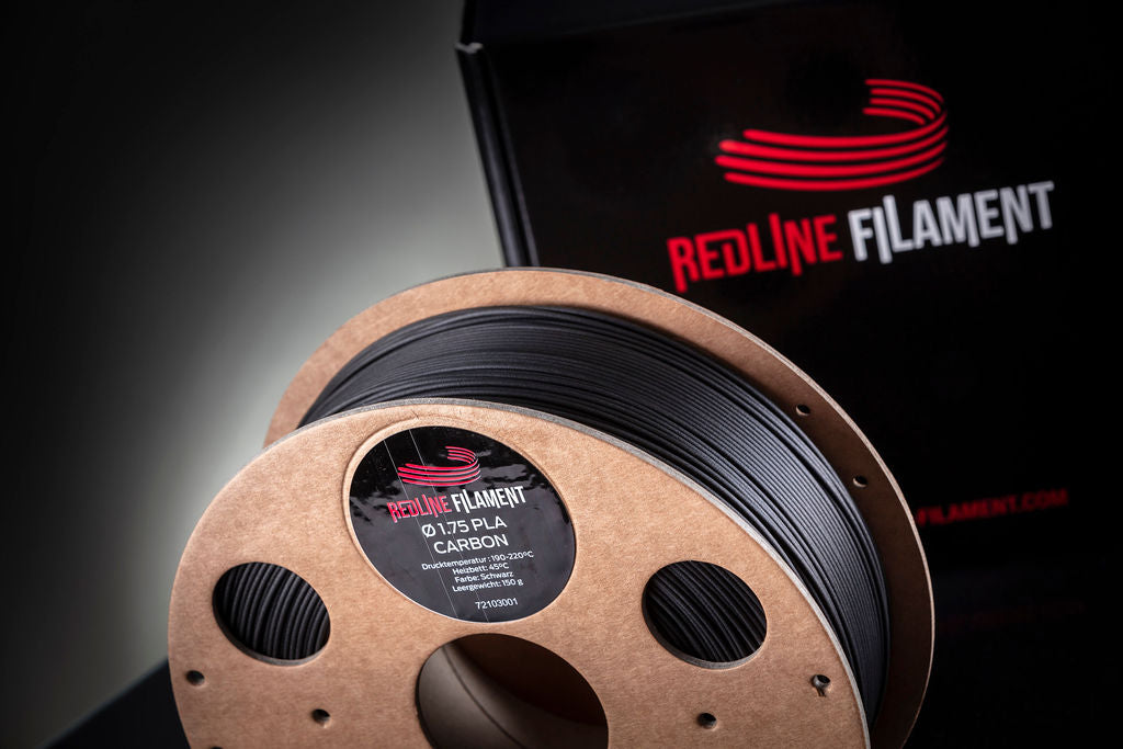 PLA CF10 (Carbon) - REDLINE FILAMENT