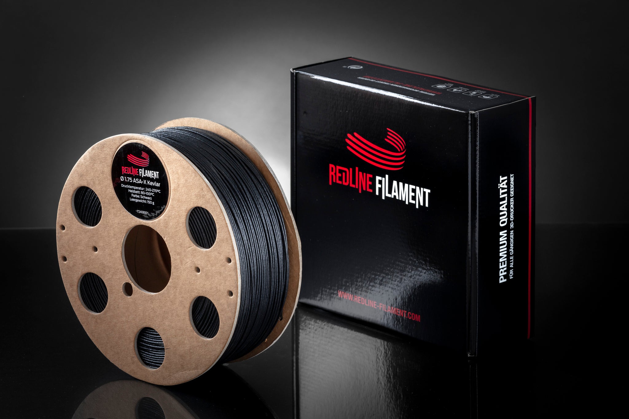 ASA-X Kevlar Schwarz - REDLINE FILAMENT