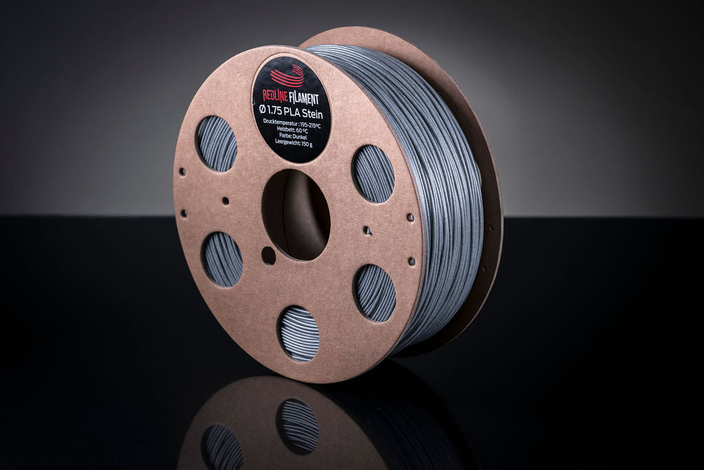 PLA Stein Filament Dunkel (Marmor) - REDLINE FILAMENT